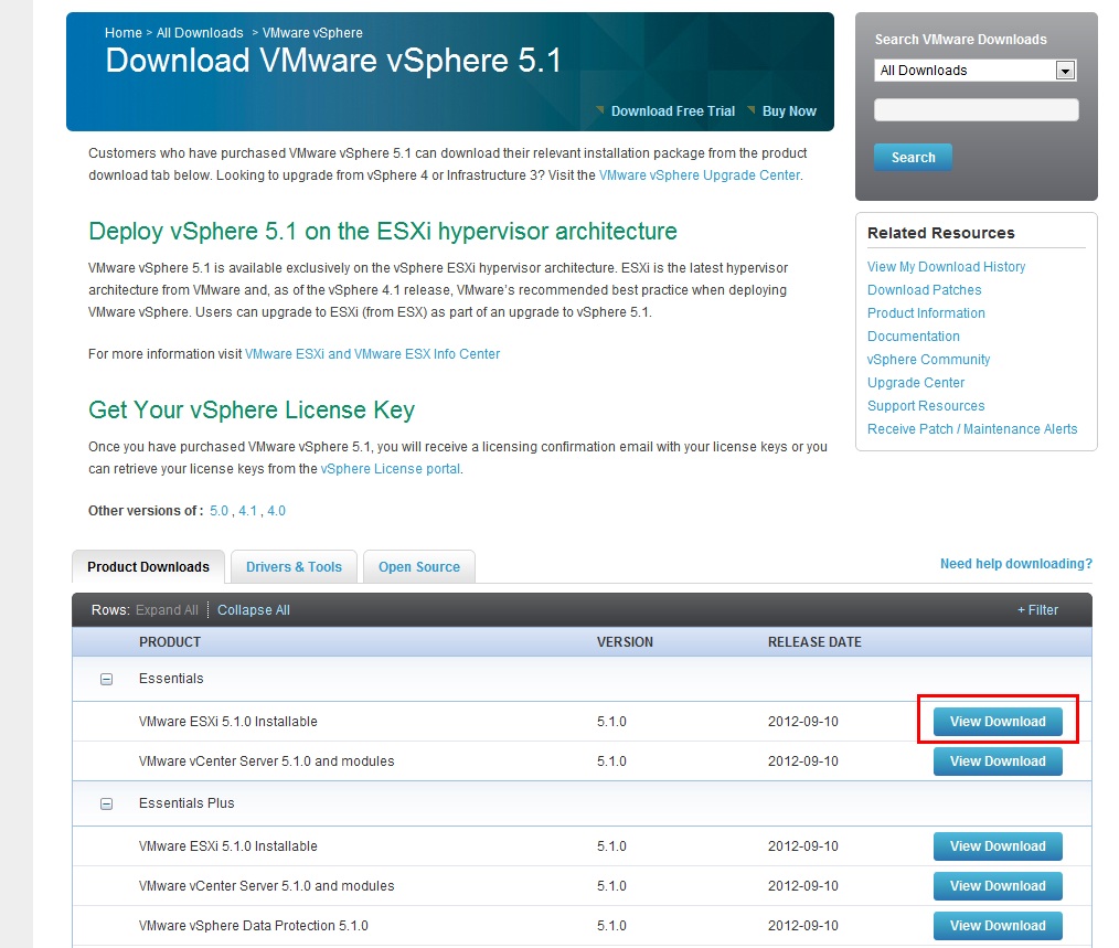 VMware VSphere Client 5.1 | FAQ Book